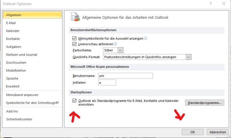 Outlook 2010 - Als Standardprogramm für Emails festlegen - KH EDV SYSTEME