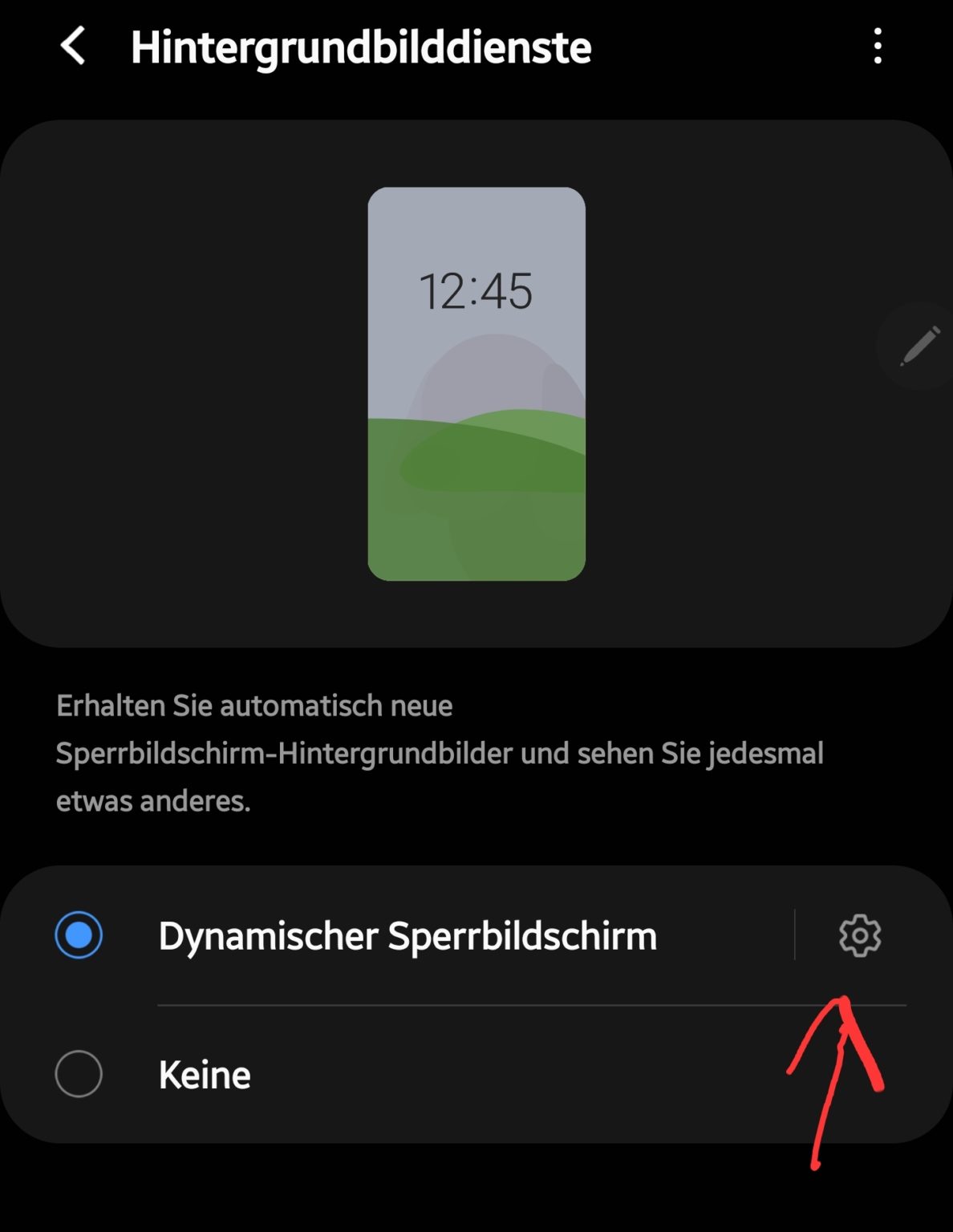 Android13 - Dynamischer Sperrbildschirm mit automatisch wechselnden ...