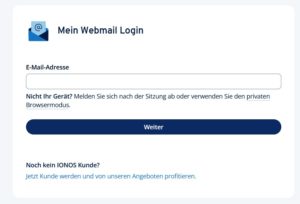 IONOS: Wie kann man E-Mails Online lesen - KH EDV SYSTEME