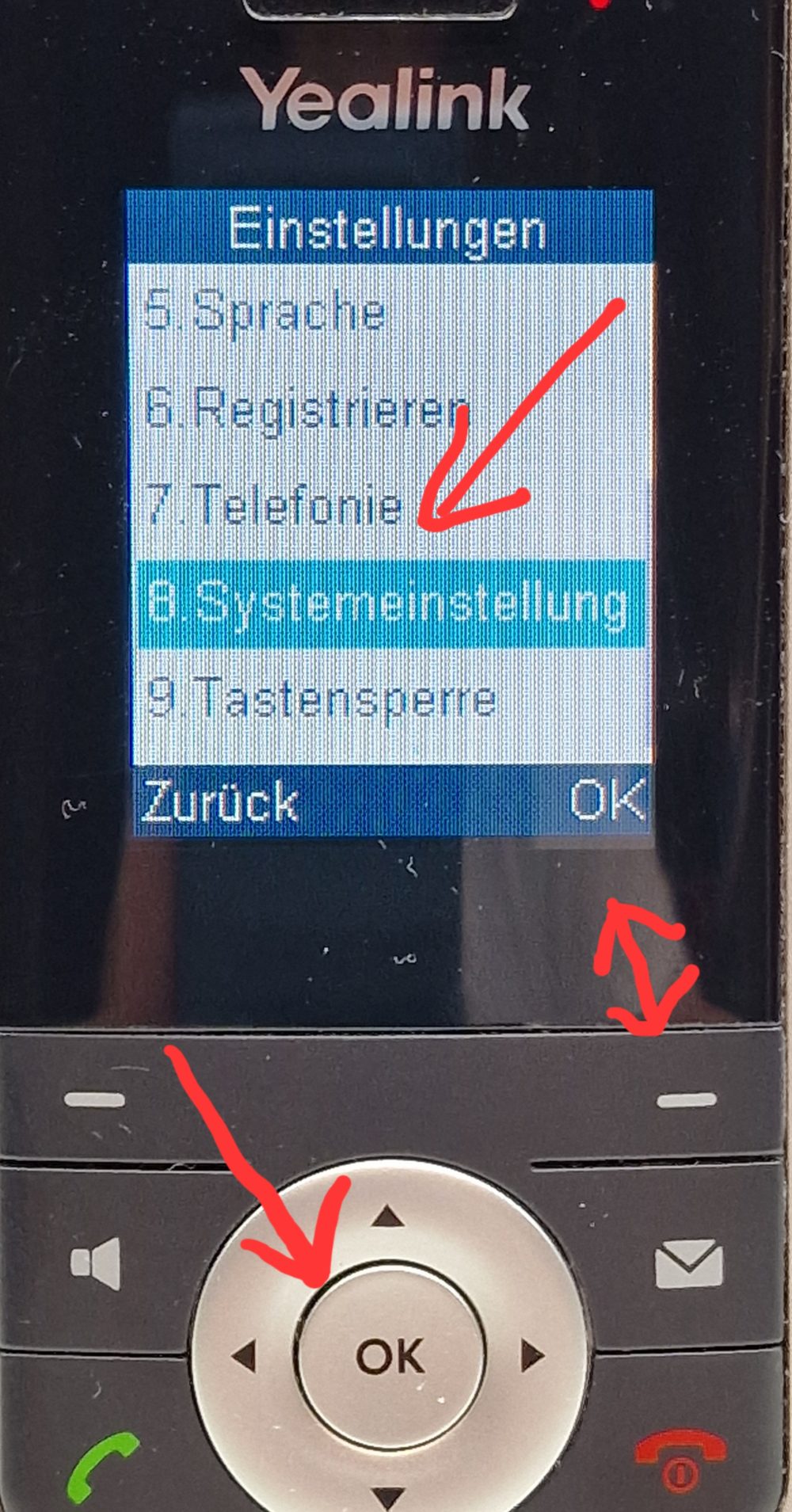 Yealink W53H in Werkseinstellung setzen - KH EDV SYSTEME